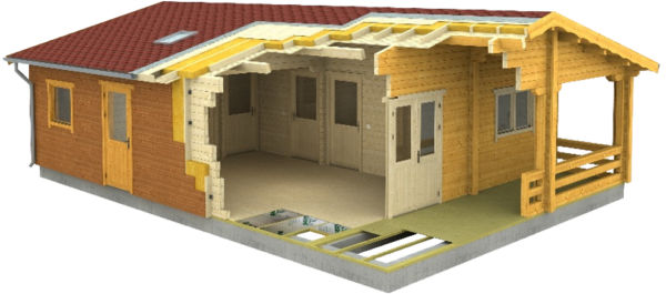 Do-It-Yourself Home Building - EZ Log Structures
